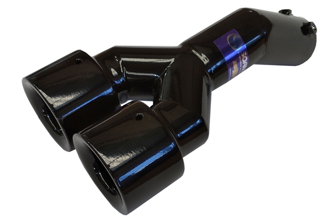 Ponteira do escapamento dupla "Black Piano" - Novo Onix / Onix Plus - PONTEIRA DE ESCAPAMENTO ...