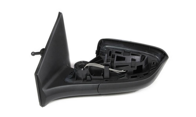 Espelho Retrovisor Esquerdo - Onix Plus / Novo Onix (Controle Manual / Sem Capa / Preto Fosco ...