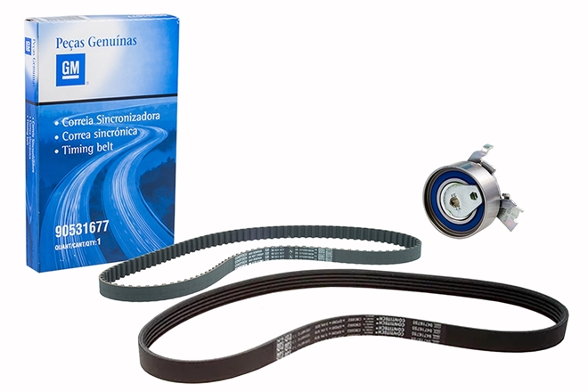 Kit Correia - Agile / Nova Montana - Alternador, Dentada e Tensionador ...