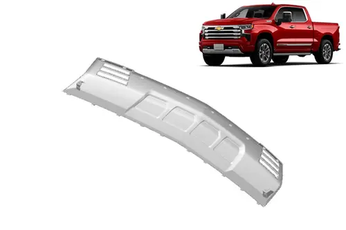 Placa Parachoque Dianteiro - Silverado 2024 A 2025 - Placa Parachoque ...